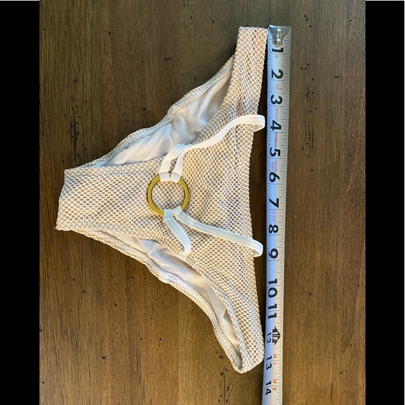 Swim | Nude White Netted Bikini S M L Nwot | Poshmark